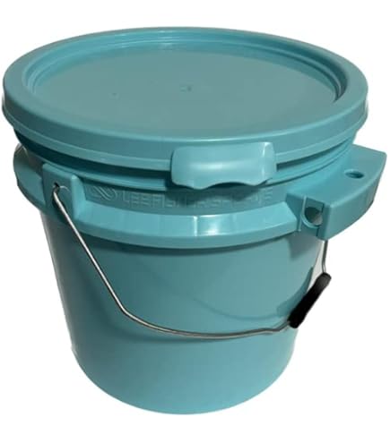 Multi-purpose Bucket 5-Pack 2.5 Gallon Buckets With Lids | Food Safe ...