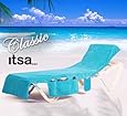 Classic Turquoise Itsa Beach Towel: Amazon.co.uk: Kitchen & Home