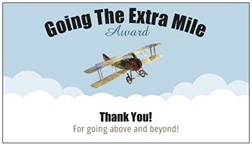 Smiling Wisdom - Plane, Going the Extra Mile Recognition Award Gift Set ...