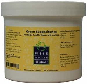 Amazon.com: Wise Woman Herbals - Green Suppositories 36ct (F ...