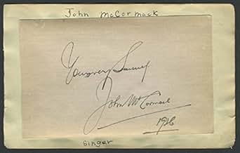 John Mccormack - Autograph Sentiment Signed 1926 at Amazon's ...