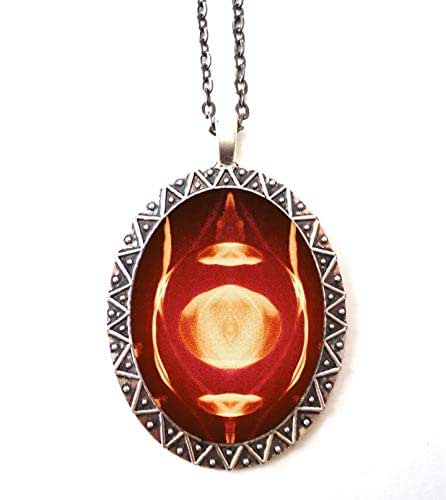Amazon.com: Alchemy Mystical Necklace Pendant Silver Tone Occult ...