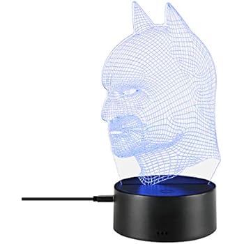 Amazon.com: Paladone Batman Eclipse Night Light - A Batman Logo Lamp ...