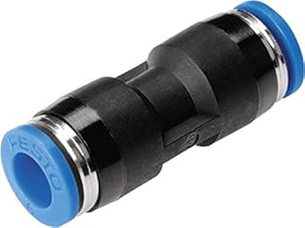 Festo 153033 QS-8 - Conector de presión (10 unidades), color negro ...