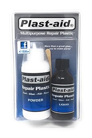Amazon.com: Plast-Aid Multi-Purpose Plastic PVC Pipe Repair Kit - 2 ...