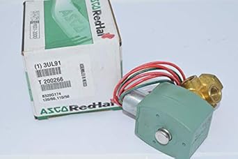 ASCO 8320G174-120/60, 110/50 Brass Body Direct Acting General Service ...