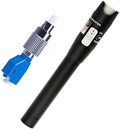 Fiber Visual Fault Locator 30mW With FC/LC Adapter Kit, VFL 30KM ...