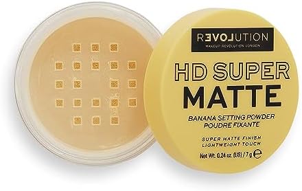 سعر Revolution Relove HD Super Matte Setting Powder 7 g, Banana, Yellow ...