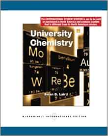 University Chemistry: Brian Laird: 9780071287746: Amazon.com: Books