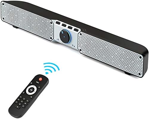 Sound Bar, 20W Soundbar Wired and Wireless Bluetooth Speaker, Built in ...