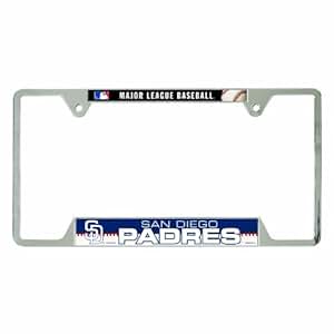 Amazon.com : MLB San Diego Padres Metal License Plate Frame : Sports ...
