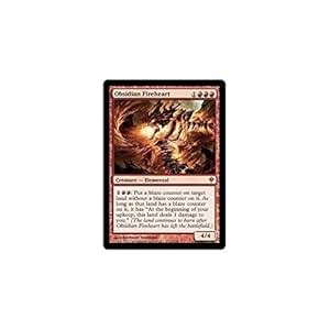 Amazon.com: Magic: the Gathering - Obsidian Fireheart (140) - Zendikar ...