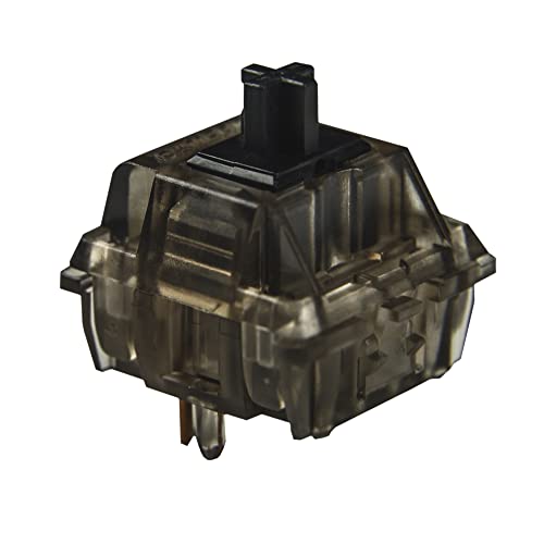 Gateron Ink Series V2 Transparent Smokey Housing 5 pin Switches Black ...
