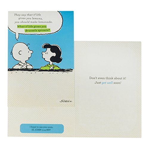 DaySpring - Peanuts - Get Well - 4 Design Assortment with Scripture ...
