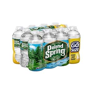 Amazon.com : Poland Spring Brand 100% Natural Spring Water, 12 fl oz ...