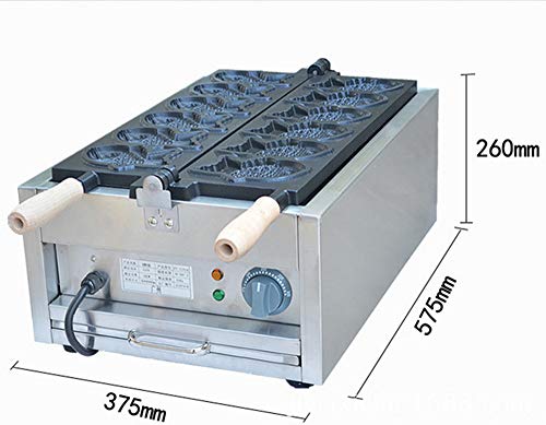 NEWTRY FY-1101A Non-Stick Electric Ice Cream Fish Taiyaki Maker Waffle Machine Baker 110V/220V ...