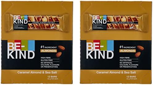 Bekind Be Kind Caramel Almond and Sea Salt Chocolate Bar 24-Pack 40 g ...