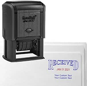 Amazon.com : Received Custom Date Stamp, Received Personalized Dater ...