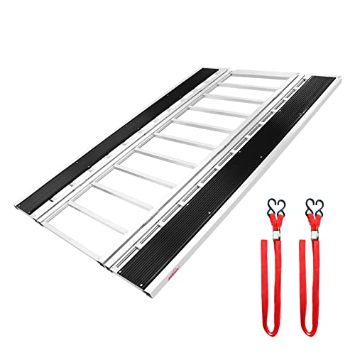 Ruedamann 85" x 54" Aluminum Folding Loading Ramp, Foldable Loading ...