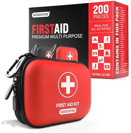 200 Pcs First Aid Kit + Survival kit for Treat, Protect Minor Cuts ...