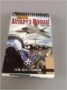 AIRMAN'S MANUAL AFMAN 10-100: U.S.Airforce: Amazon.com: Books