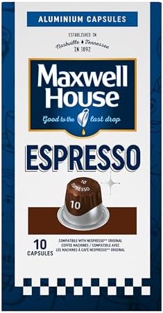 MAXWELL HOUSE - ESPRESSO COFFEE - INTENSITY 10 - POWERFUL - SPICY ...