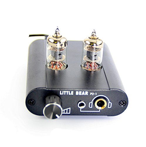 Little bear P2-1 BLACK color HiFi valve tube headphone amplifier amp ...