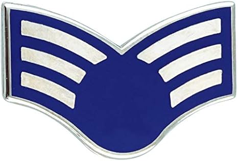 Amazon.com: Air Force Senior Airman Rank Old Style Blue Enameled Rank ...