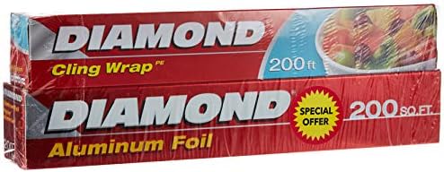 Diamond 200 SF Foil + 200 SF Cling Wrap price in UAE | Amazon UAE | kanbkam