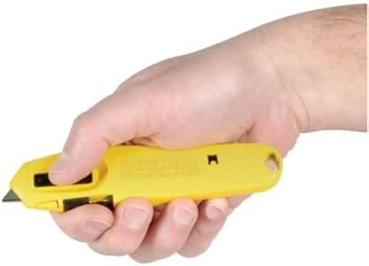 Amazon.com: NEW Self-Retracting Safety Utility Knife Box Cutter – Die ...