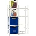 Bin Warehouse DFAE2M2X4BW0408 Tote Storage System for 8-Totes - Closet ...