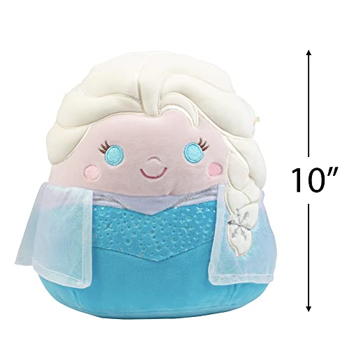 Squishmallows 10" Disney Frozen Elsa Plush - Officially Licensed ...