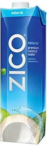 Amazon.com : ZICO Premium Coconut Water, Natural, 33.8 fl oz (Pack of 6 ...