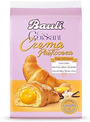 18x Bauli Cornetti Croissants with Pastry Cream Custard 50g: Amazon.co ...