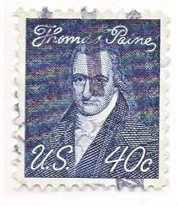 Amazon.com: #1292 - 1968 40c Thomas Paine Postage Stamps Plate Block ...