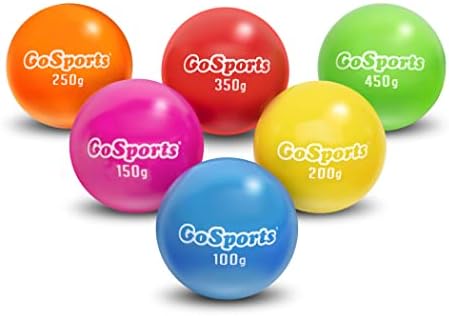 GoSports Plyometric Weighted Balls for Baseball & Softball Training 6 ...