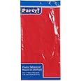 Amazon.com: HOME GOODS RED Plastic Table Covers, 54x108" (2-pack) NEW ...