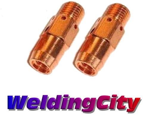 WeldingCity 2-pk Gas Diffusers 55SW for Lincoln Magnum and Tweco #5 MIG ...