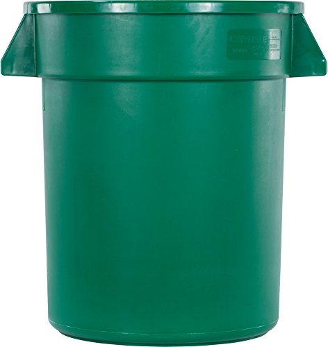 Carlisle 34102009 Bronco Round Waste Container Only, 20 Gallon, Green | Pricepulse