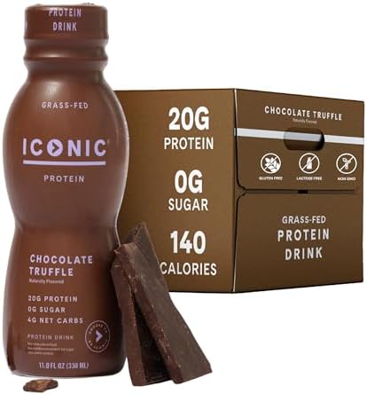 Iconic - Protein Drink Rtd Chocolate Truffle 11.5 Fl. Oz. 159558 price ...