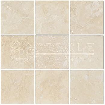 Turkish Crema Marfil Marble 4 X 4 Tumbled Field Tile - 4-pcs. Sample ...