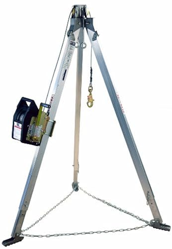 3M Capital Safety 8300040 Confined Space Kit, 9-Foot Aluminum Tripod ...