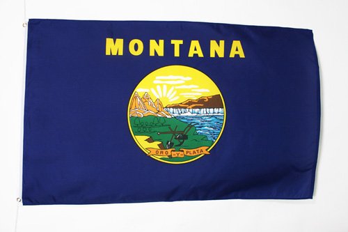 Amazon.com : AZ FLAG Montana Flag 3' x 5' - US State of Montana Flags ...