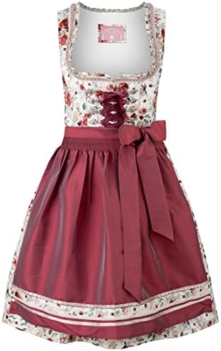Stockerpoint Women's Dirndl Marie Special Occasion Dress, Rosewood, 20 ...