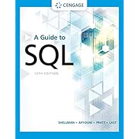 A Guide to SQL (MindTap Course List): Shellman, Mark, Afyouni, Hassan ...