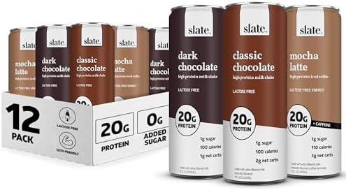 Slate Milk - High Protein Milk Shake - Chocolate Variety Pack ...