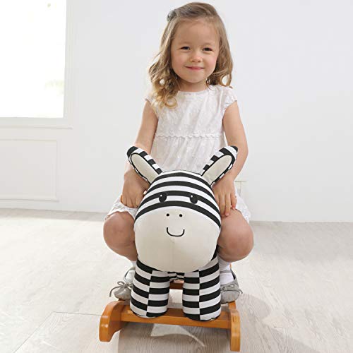 labebe Child Rocking Horse Toy, Stuffed Animal Rocker Toy, Infant Zebra ...