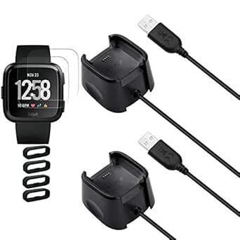 Amazon.com: 2PACK for Fitbit Versa Charger,Lite Special Edition Charger ...
