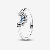 Amazon.com: PANDORA Celestial Sparkling Sun Ring - Gold-Plated Ring for ...
