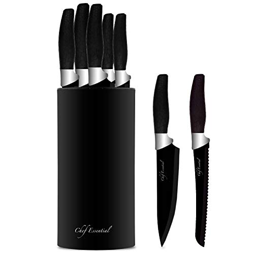 Chef Essential 7 Piece Knife Block Set | Amazon price tracker ...